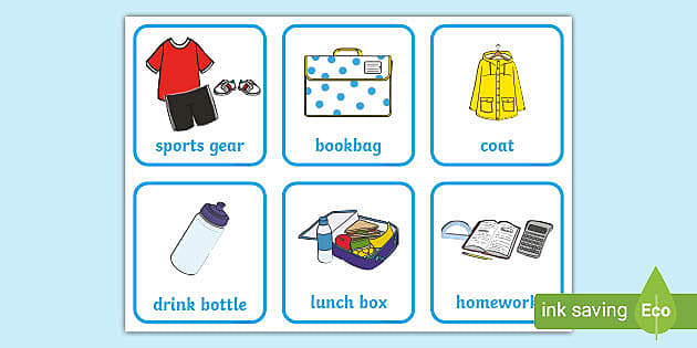 Morning Organisation Cards