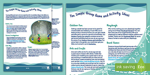 Ten Simple Group Game And Activity Ideas Twinkl ten-simple-group-game-and-activity-ideas-twinkl