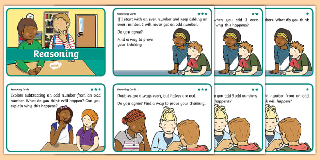 I Wonder Why? Reasoning Maths Challenge Cards - Twinkl