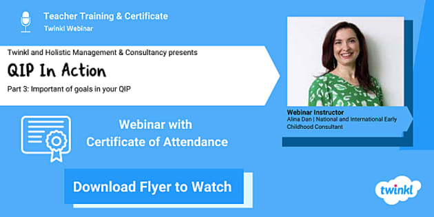 Webinar Qip Part 3 Importance Of Goals In Your Qip