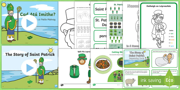 St. Patricks Day Junior and Senior Infants Resource Pack