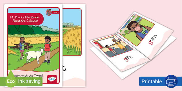 Gr. R Phonics Mini Reader: G Sound (Teacher-Made) - Twinkl