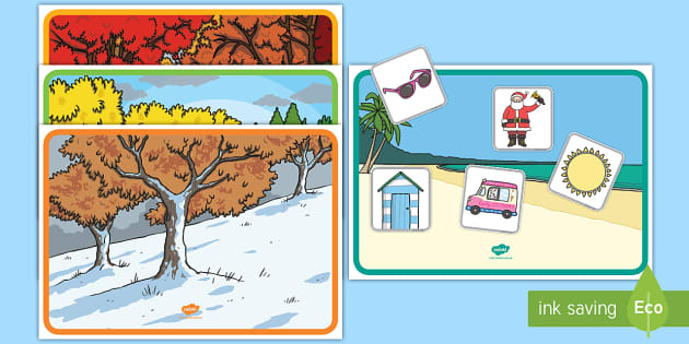 Australian Seasons Sorting Game