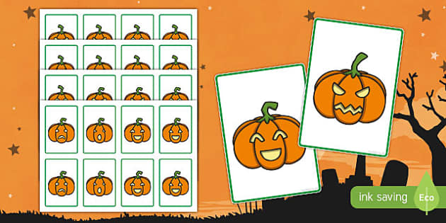 Halloween Pumpkin Snap Game | Primary (teacher made)