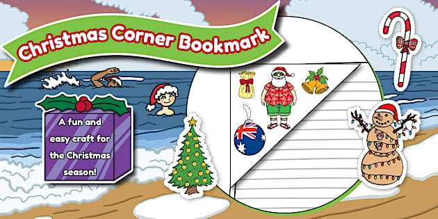 Christmas Corner Bookmark - Twinkl Australia