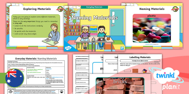 Year 1 Science Everyday Materials Lesson 1 Naming Materials