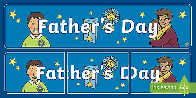Father's Day Display Banner (teacher made)