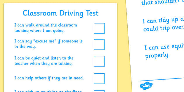 FREE Classroom Driving Test Hecho Por Educadores free-classroom-driving-test-hecho-por-educadores