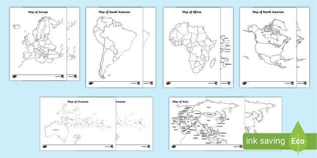 Countries of the World Labelling Activity Pack - Twinkl