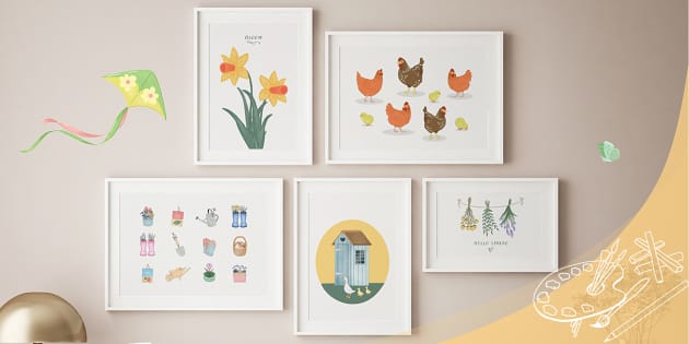 Spring Garden Posters Pack | Twinkl Art Gallery - Twinkl