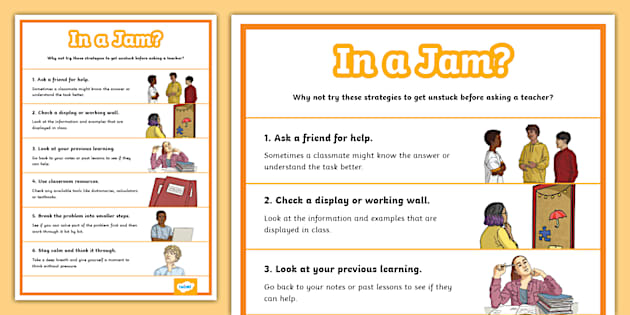 In a Jam? Display Poster (teacher made) - Twinkl