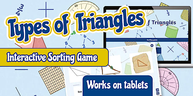 Types of Triangles Interactive Sorting Activity