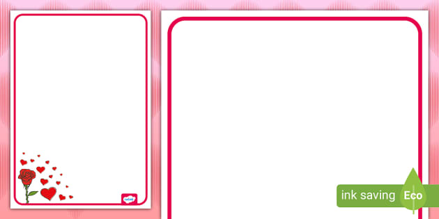 Design Your Own Valentine's Day Poster Activity Sheet