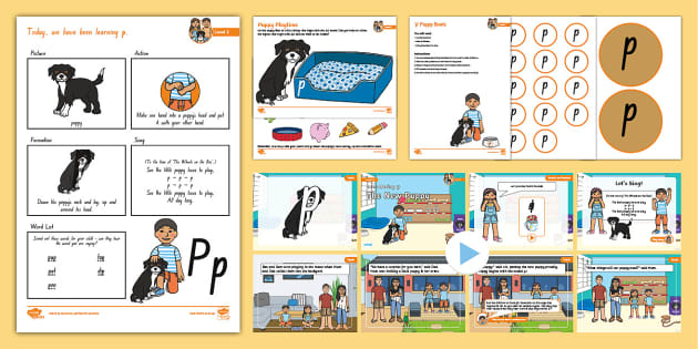 'p' Lesson Pack - Level 2 Week 1 Lesson 4 - Twinkl