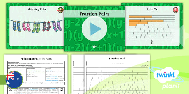 Year 4 Number and Algebra: Fractions and Decimals: Recognise and Show