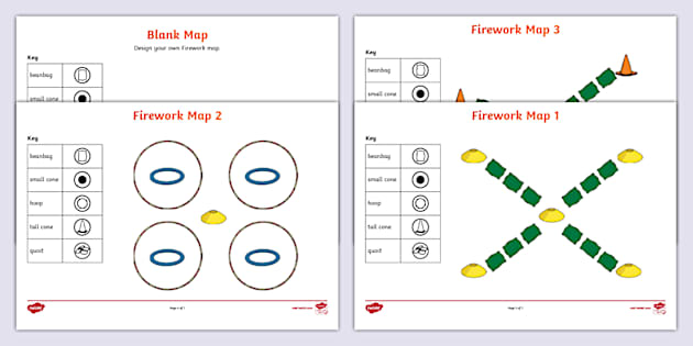 Firework Map Reading Orienteering Activity (teacher made) Firework Map Reading Orienteering Activity (teacher made)