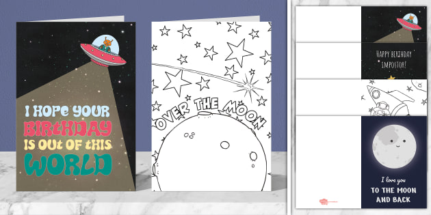 Space Card Pack | Twinkl Party (teacher made) - Twinkl