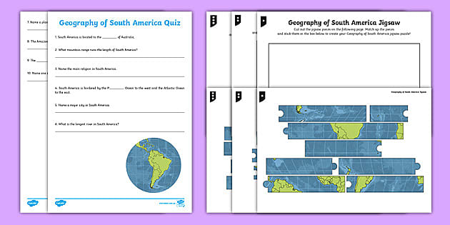 Crash Course Podcast South America Resource Pack
