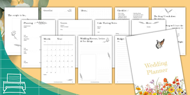 Floral | Wedding Planner | Wedding Planning (teacher made)