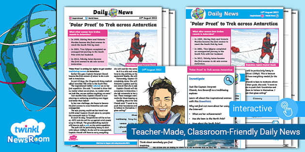 Polar Preet’ To Trek Across Antarctica News | Twinkl