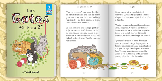 Ebook | Gatos | Piso 27 (l'insegnante ha fatto) - Twinkl