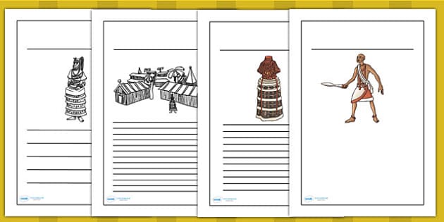 Benin AD 900 1300 Writing Frames (teacher made)