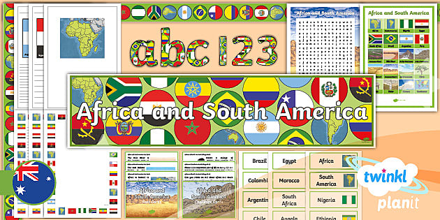 Year 4 HASS Geography Africa and South America Additional Resources