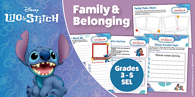 Lilo & Stitch: Family & Belonging Activity Pack
