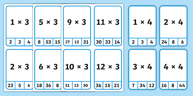 3 4 And 8 Times Tables Peg Labels teacher Made Twinkl
