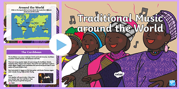 👉 KS1 Traditional Music around the World PowerPoint