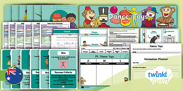 Move PE Year 2 Dance: Toys Unit Pack (teacher made)