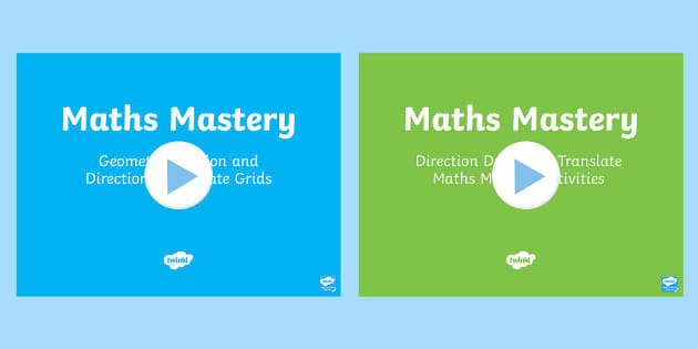 Year 6 Geometry Position and Direction Maths Mastery Activities ...