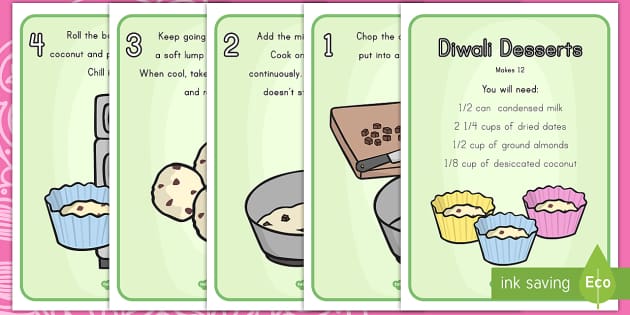 Easy Diwali Desserts Activity (teacher made)