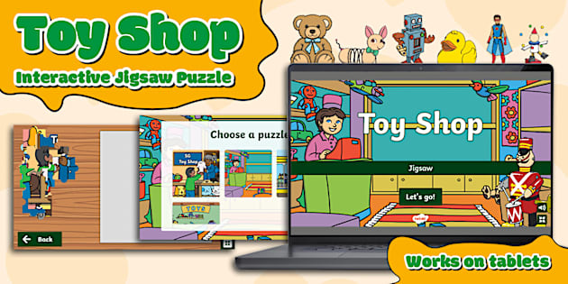 Toy Shop Interactive Jigsaw Puzzle