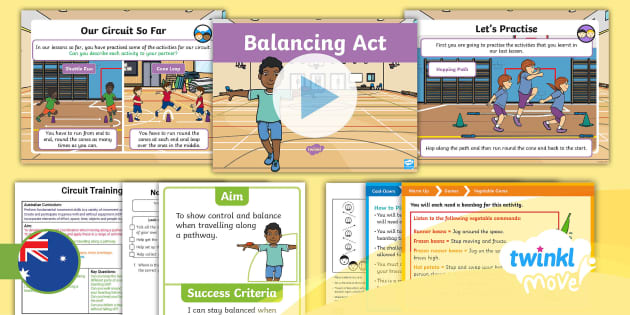 Y1 Circuit Training Lesson 3: Balancing Act (teacher made)