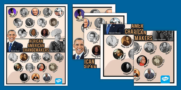 African American Changemakers Poster for 6th-8th Grade