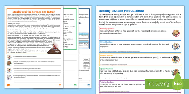 Year 4 Reading Revision Activity Mat Pack 4 (teacher made)