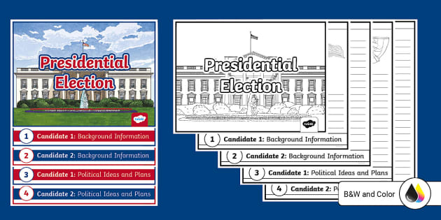 Third Grade Presidential Election Flipbook (teacher made)