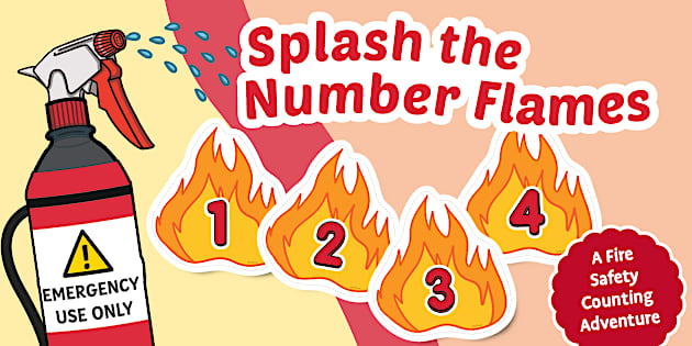Splash the Number Flames Activity