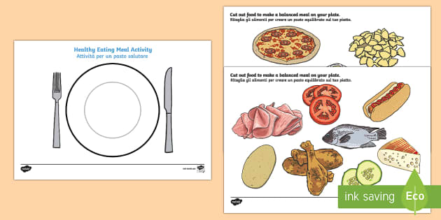 Healthy Eating Meal Activity English/Italian - Healthy Eating Meal Activity