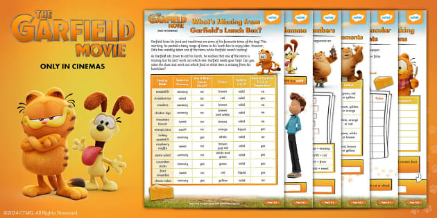 FREE! - 👉 Garfield: Maths Mystery Activity [Ages 10-11]