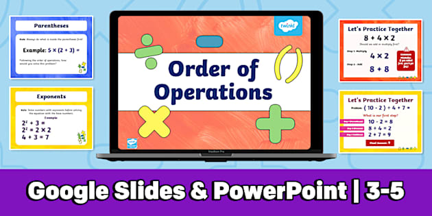 Order of Operations Google Slides & PowerPoint