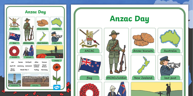 New Zealand Anzac Day Word Grid - English - Events - Twinkl