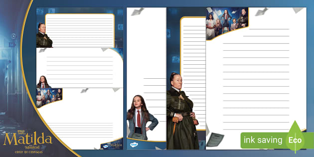 FREE! - Matilda The Musical: Page Borders (teacher made)