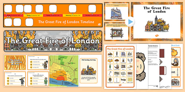 Top 10 Great Fire of London Activities Pack Primary KS1