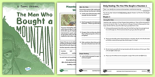 Daily Reading: The Man Who Bought a Mountain Lesson 1 (7-11)