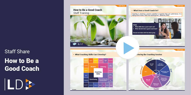 Staff Share: How to Be a Good Coach (teacher made) - Twinkl