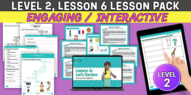 ELL Curriculum: Level 2, Lesson 6 Lesson Pack - Twinkl