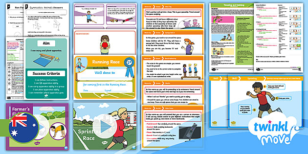 Free Move PE F-2 Taster Pack (teacher made) - Twinkl