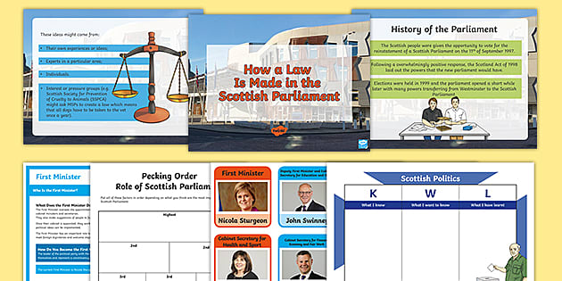 Scottish Parliament Resource Pack (teacher made)